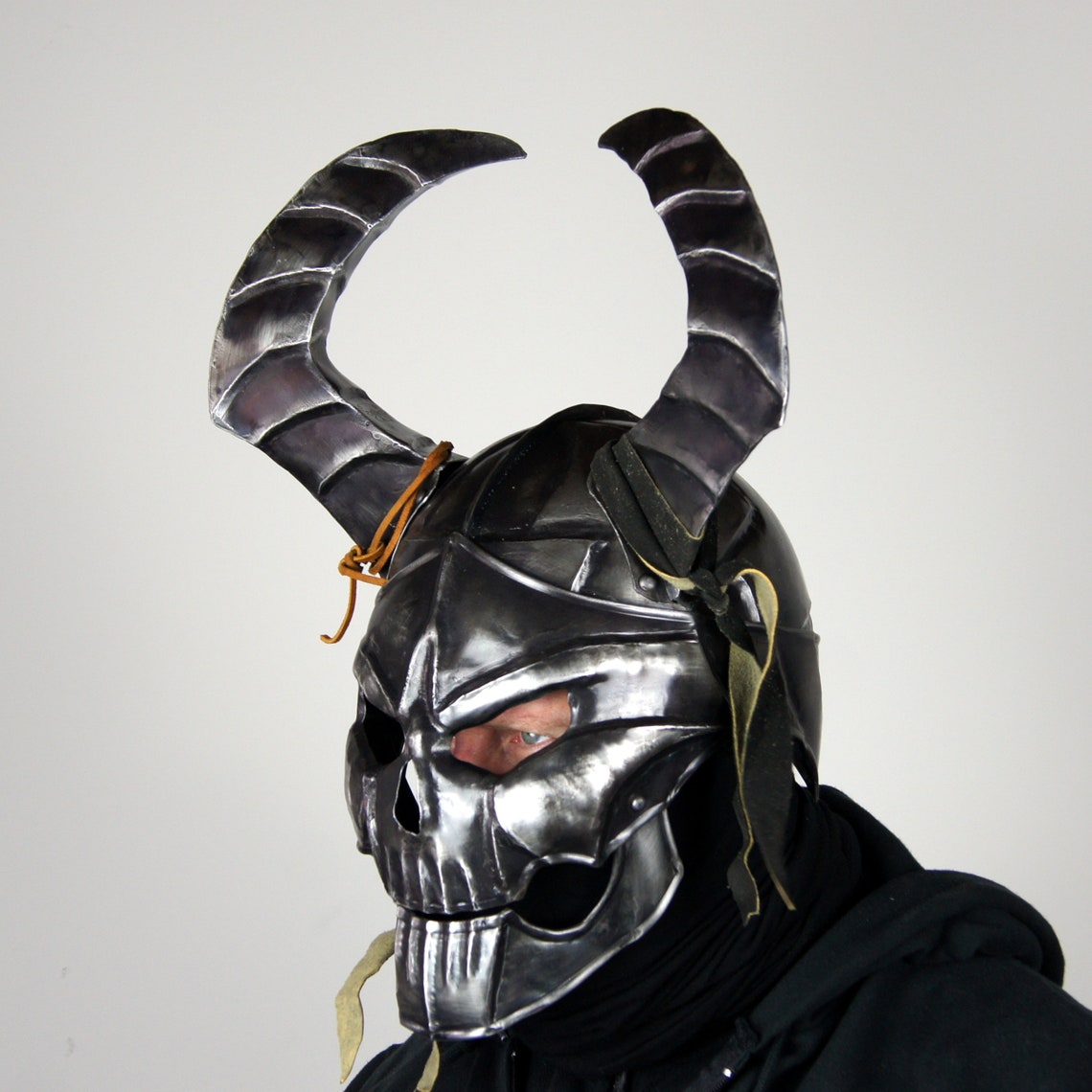 Helm the Demon - Plate Helmet for Full Plate Armor - Etsy