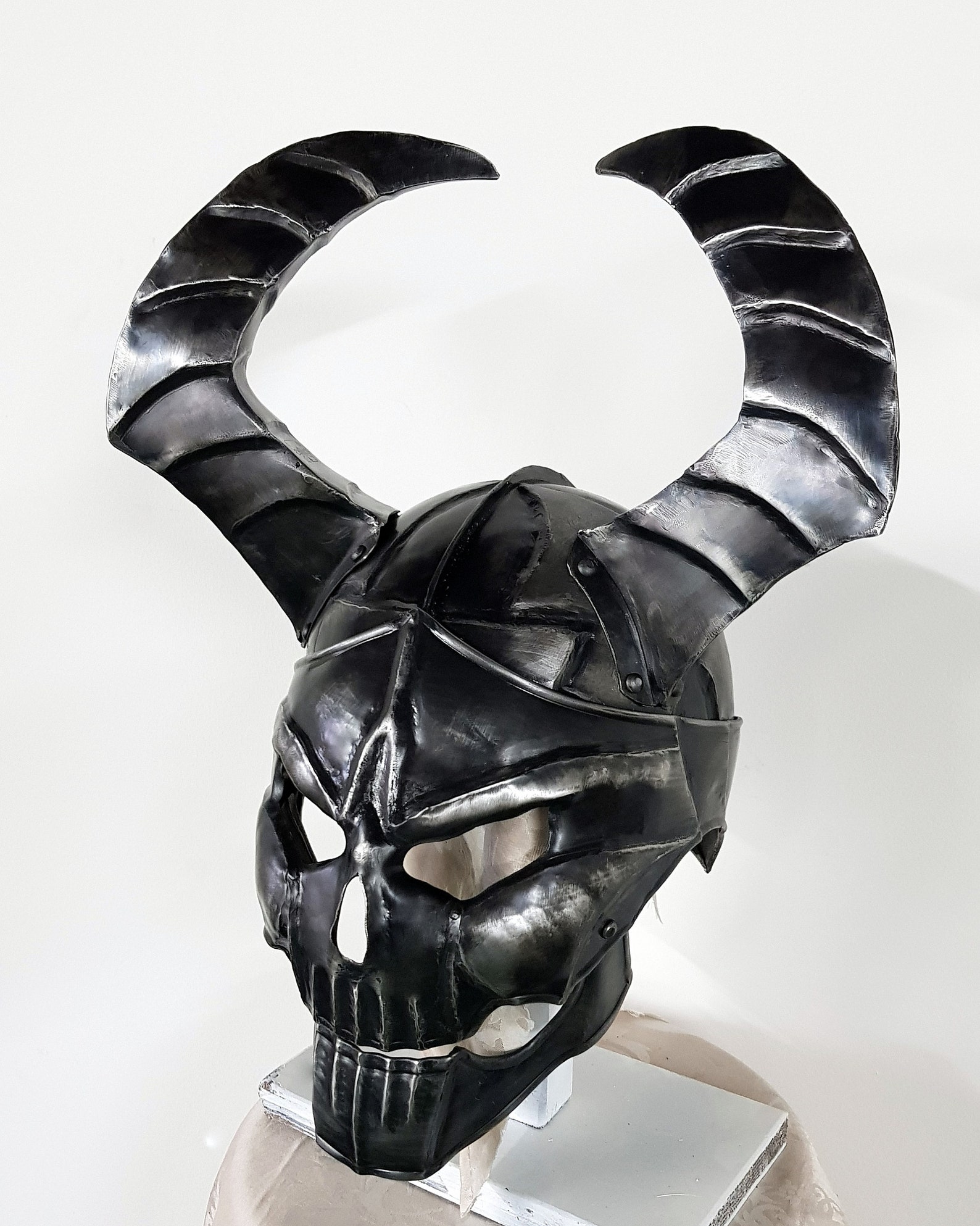 Helm the Demon - Plate Helmet for Full Plate Armor - Etsy