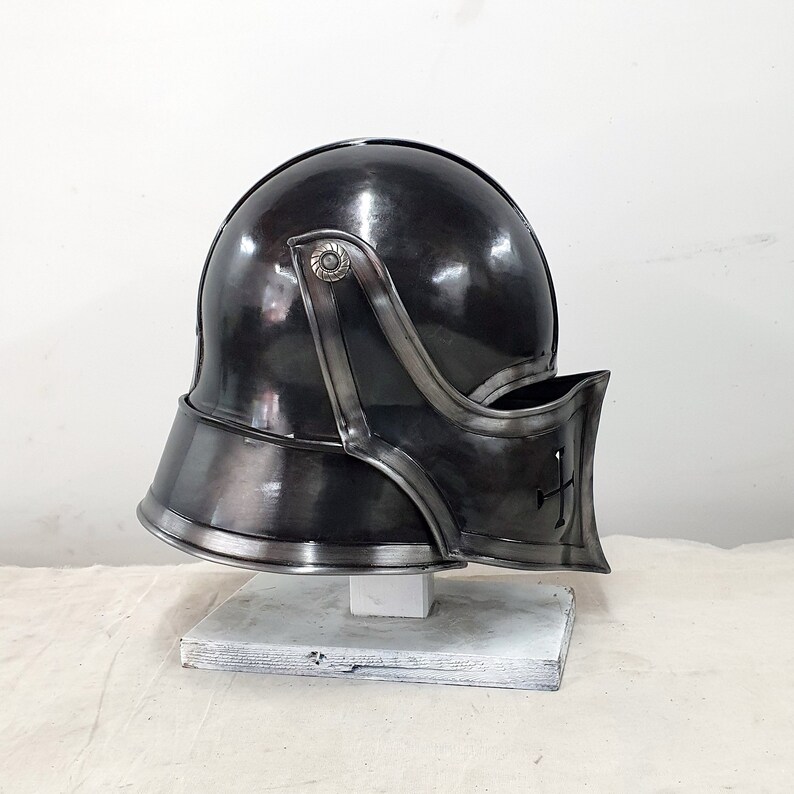 Visor Helmet Metal Larp Medieval Cosplay Knight Theater Film - Etsy
