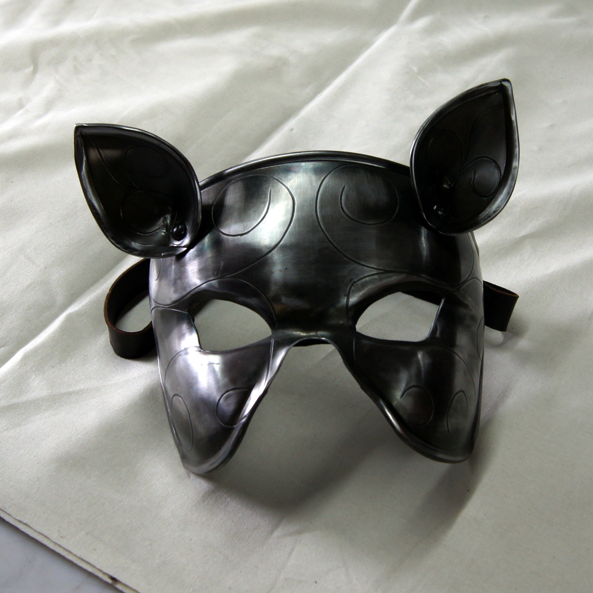 Mask Animal Cat - Armor Metal - Fantasy Larp Cosplay Theater Film ...