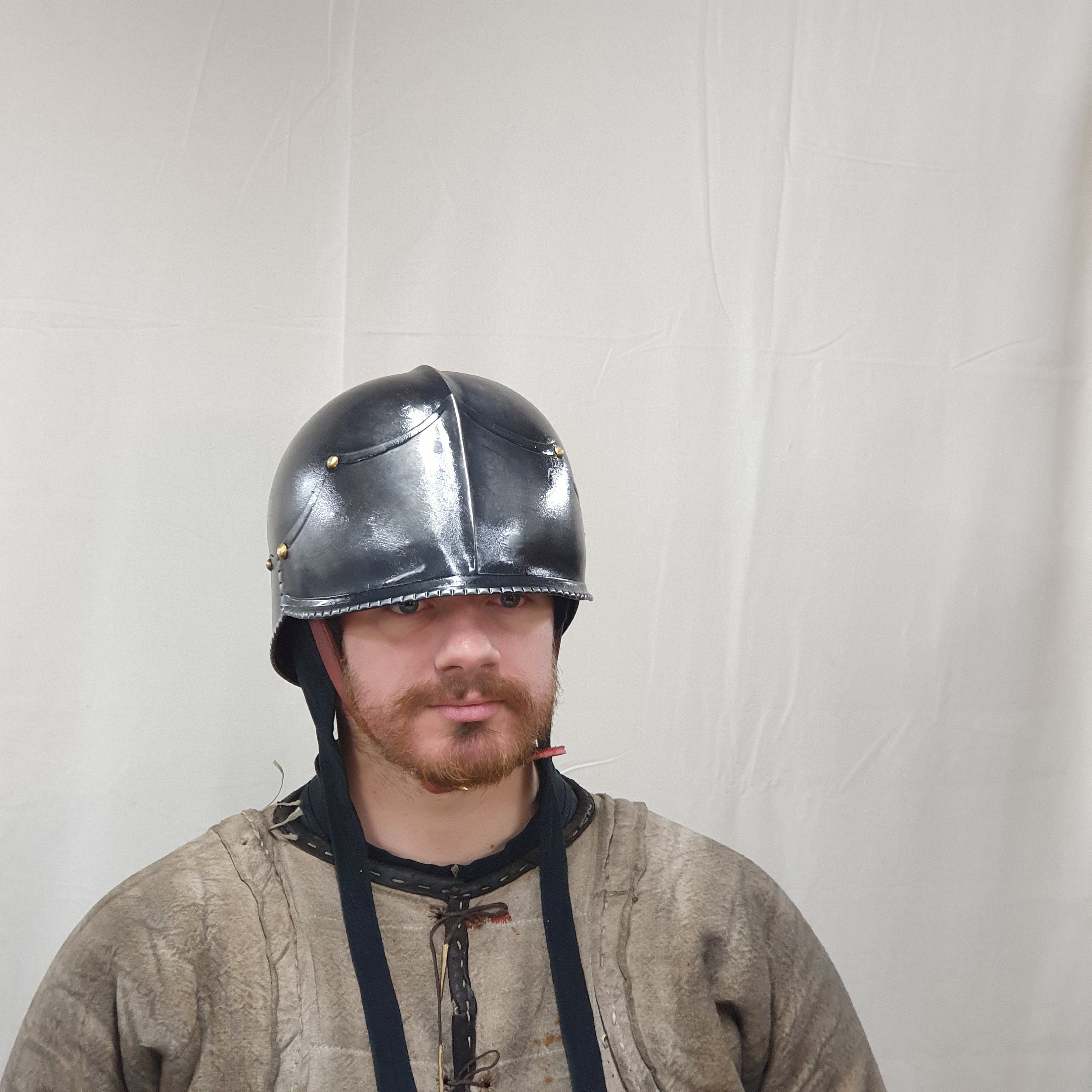 Helmet/brain Cap, Armor Metal Larp Medieval Cosplay Knight Theater Film ...