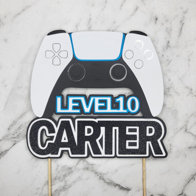 Gaming Cake Topper Playstation Cake Topper Boys Cake - Etsy