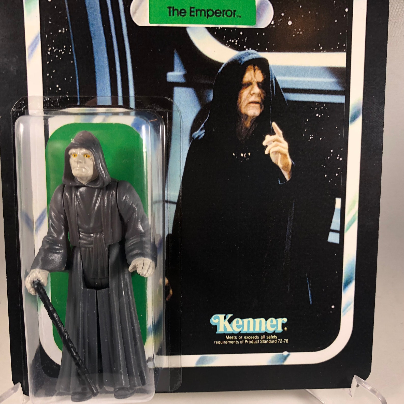 1983 Star Wars EMPEROR Vintage Figure on Custom ROTJ | Etsy