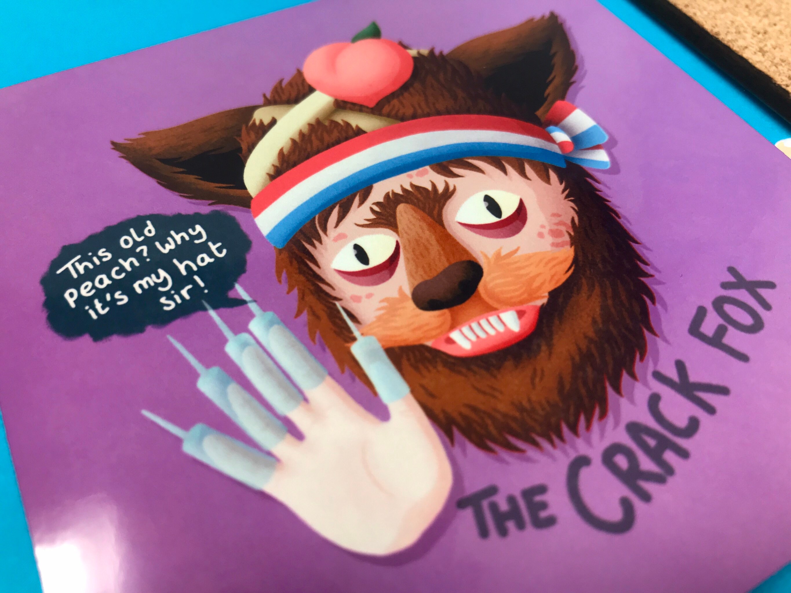 The Crack Fox Mighty Boosh Coaster Noel Fielding Julian | Etsy