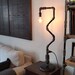 Industrial Pipe Table Lamp With Edison Bulb - Etsy