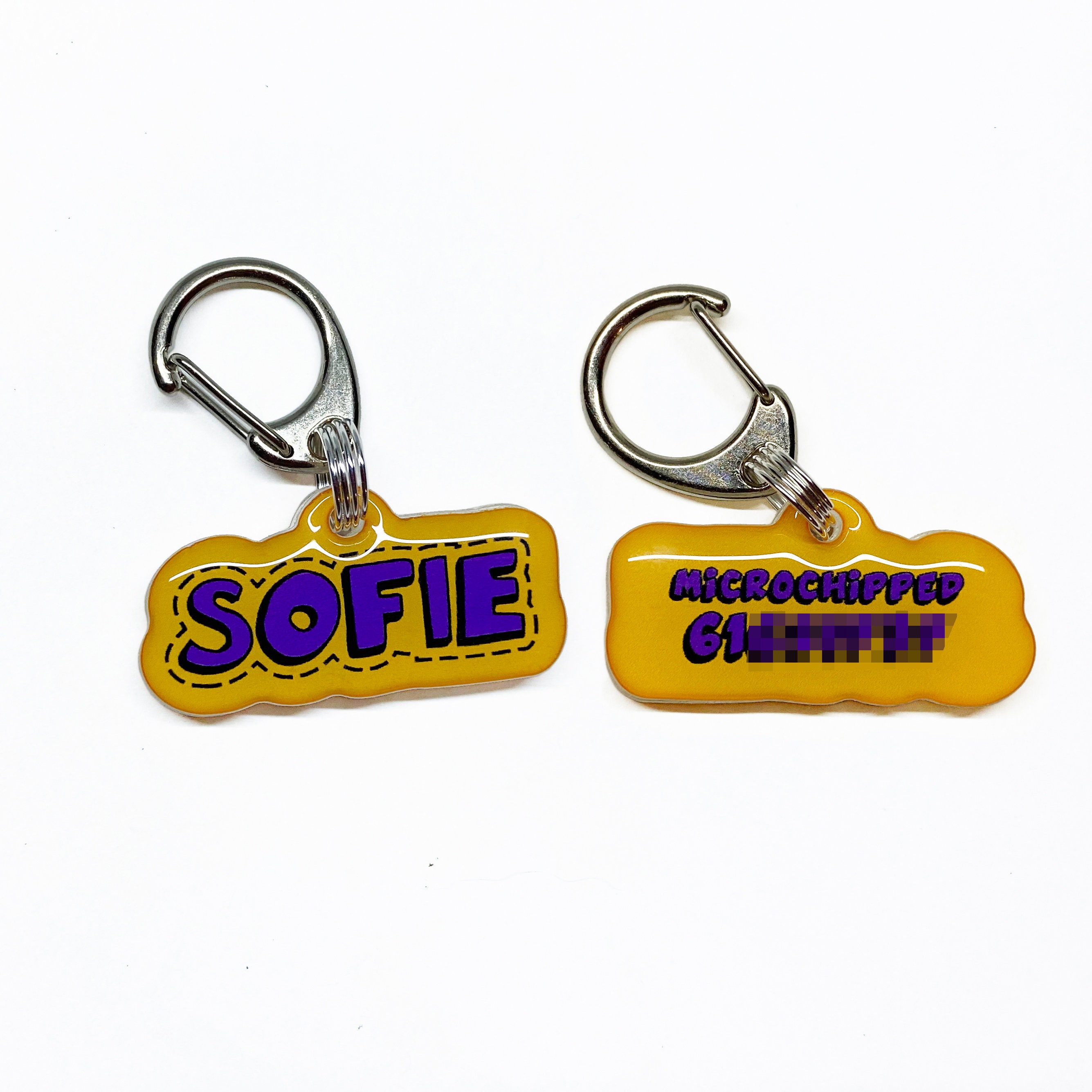 Superhero Comics Dog Name Tags by Bashtags - Etsy