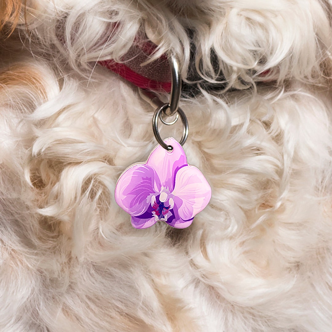 Custom Orchid Name Tags - Durable Acrylic Floral Pet ID, Stylish ...