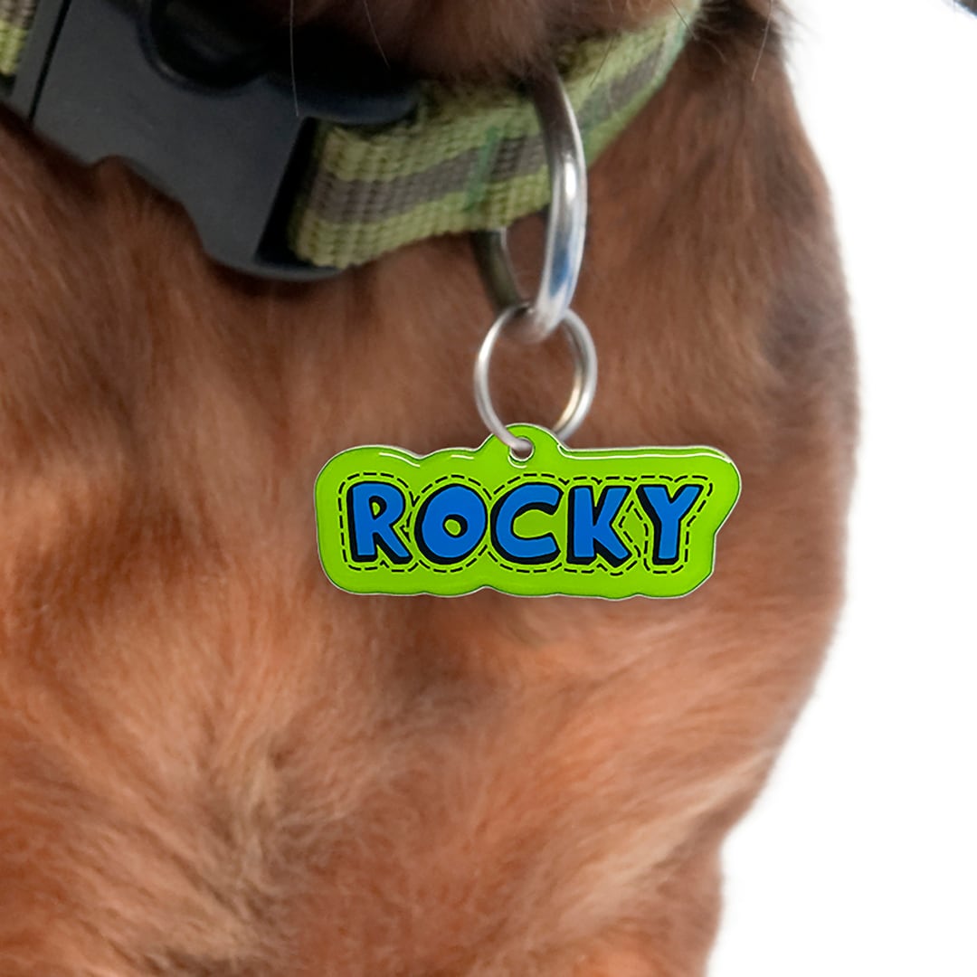 Superhero Comics Dog Name Tags by Bashtags - Etsy