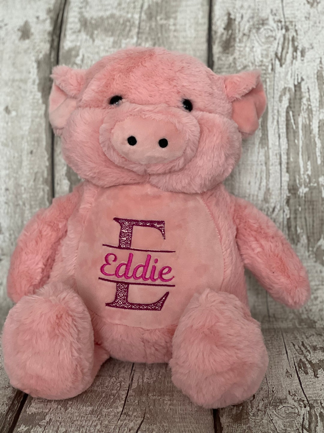 Personalised Plush Piglet Plush Teddy Bear Customised - Etsy