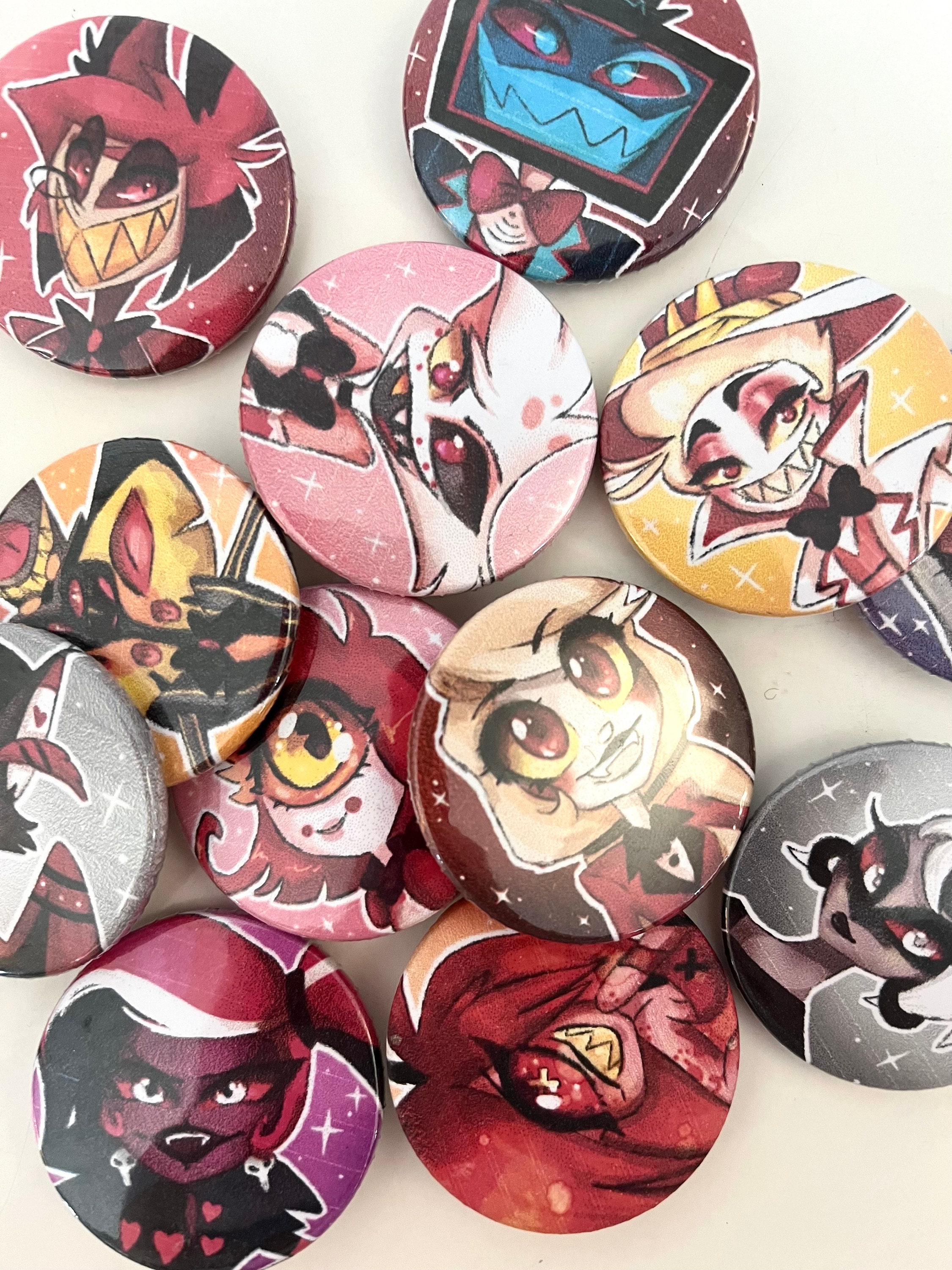 Hazbin Hotel 2 Badges - Etsy