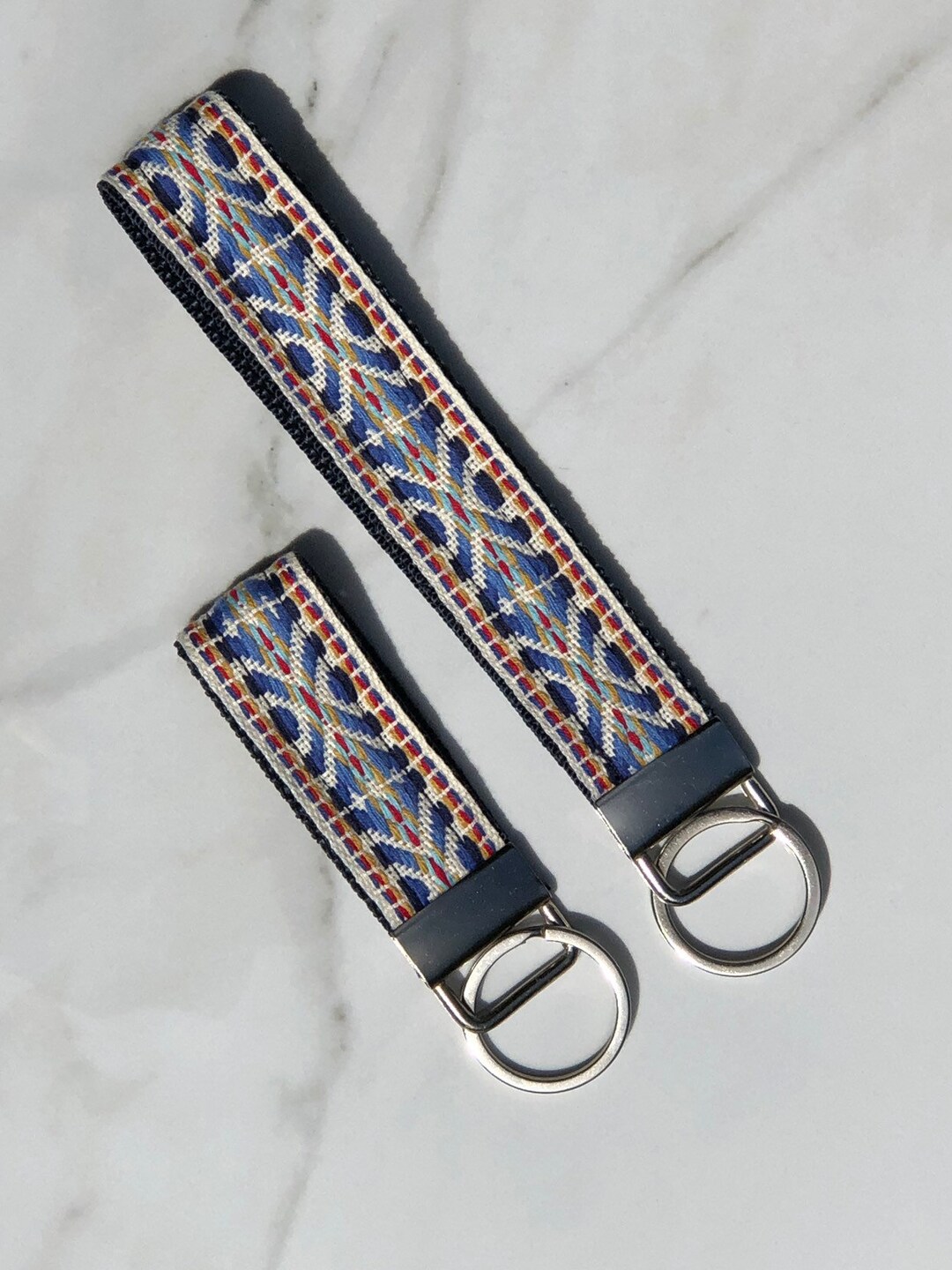 Handmade Nylon Keychain: Heavy Duty Wristlet or Pocket Keyring - Etsy