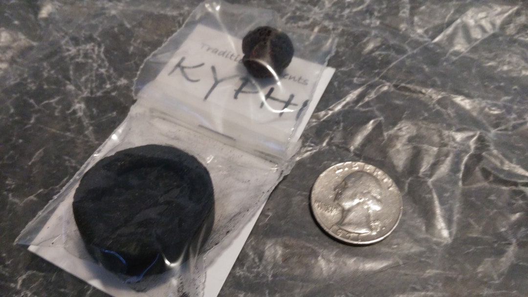 3gm Kyphi Incense Sample With 1 Piece of Charcoal - Etsy