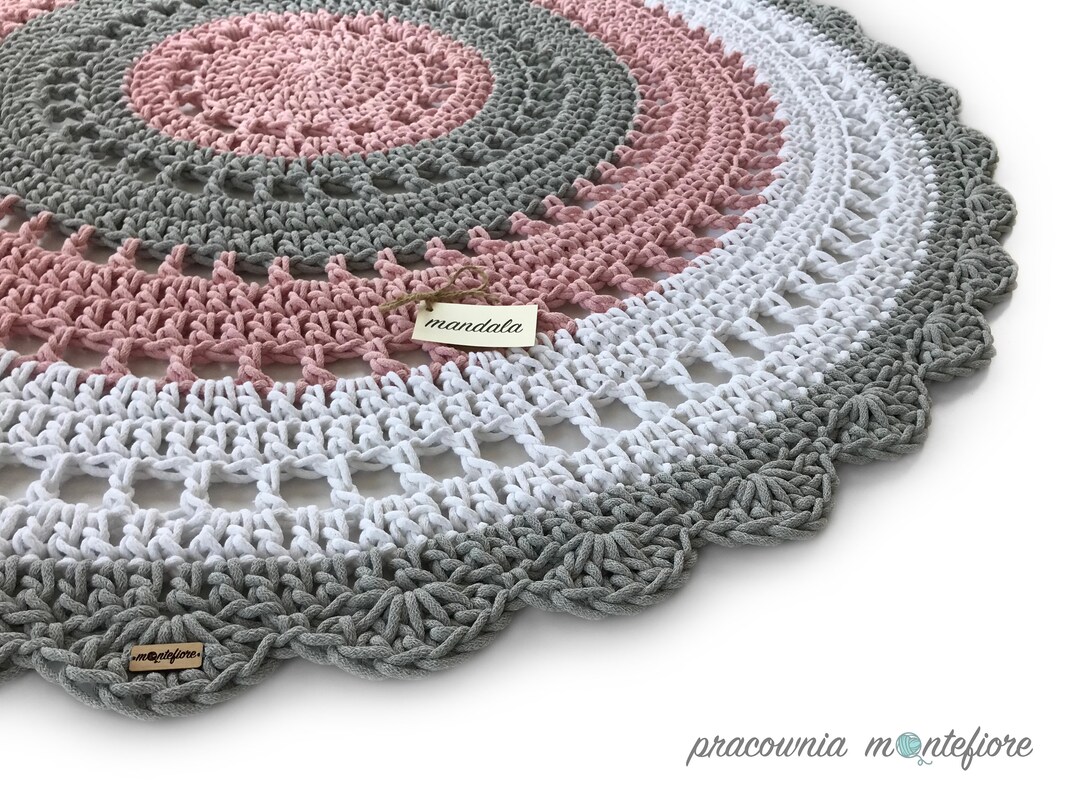 Handmade Rug | Crochet Rug | Boho Rug | Washable Cotton Rug | Natural ...