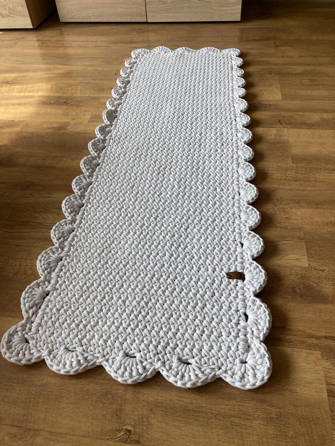 Handmade Crochet Rug – Rectangular Cotton Carpet, Made to Order - Etsy
