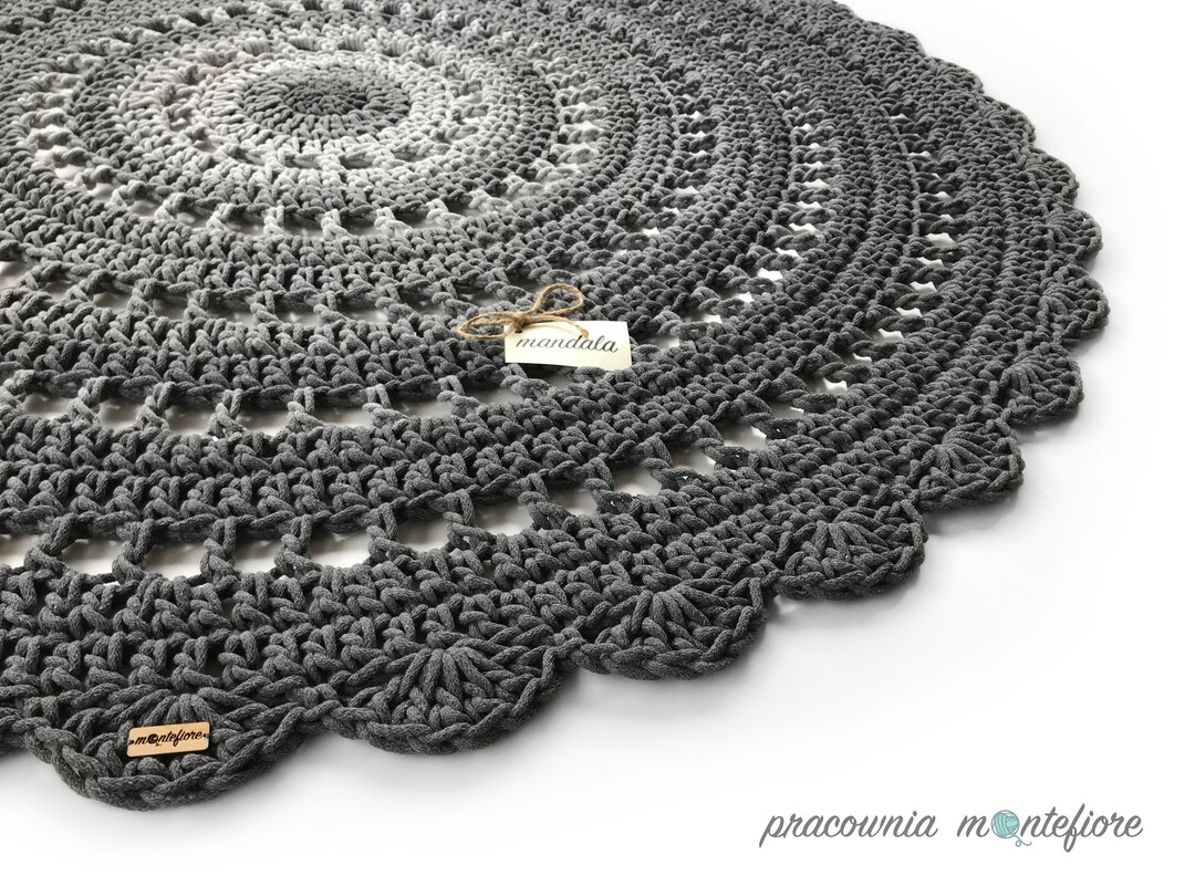 Handmade Rug Crochet Rug Boho Rug Washable Cotton Rug Natural Carpet ...