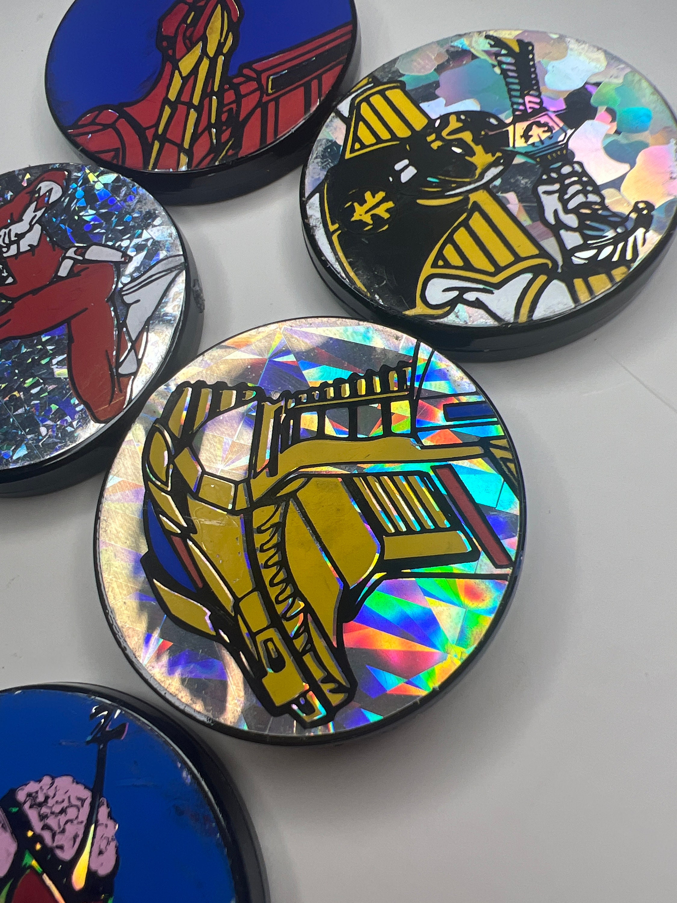 Power Ranger Slammers Pack of 6 - Etsy