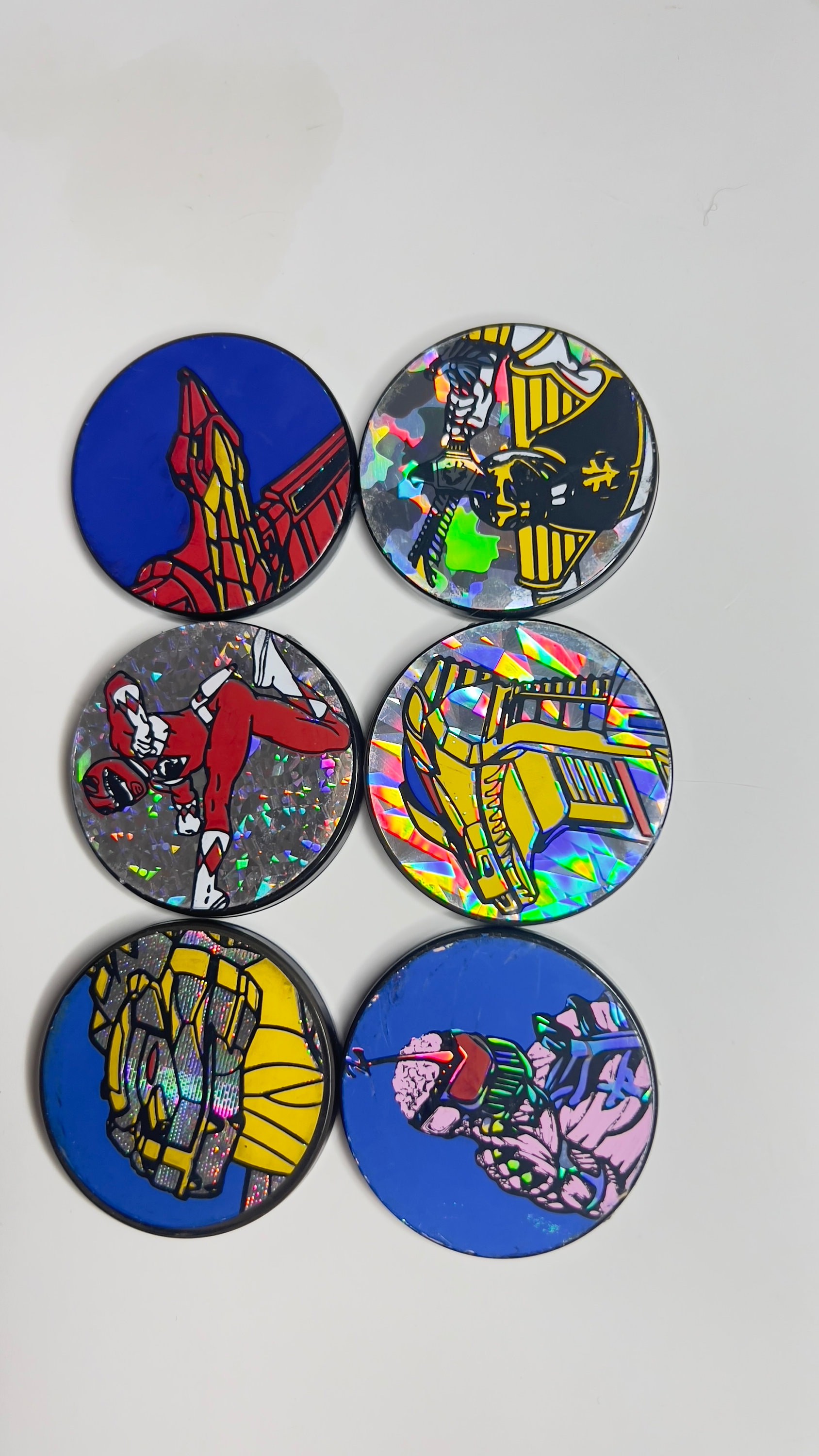 Power Ranger Slammers Pack of 6 - Etsy