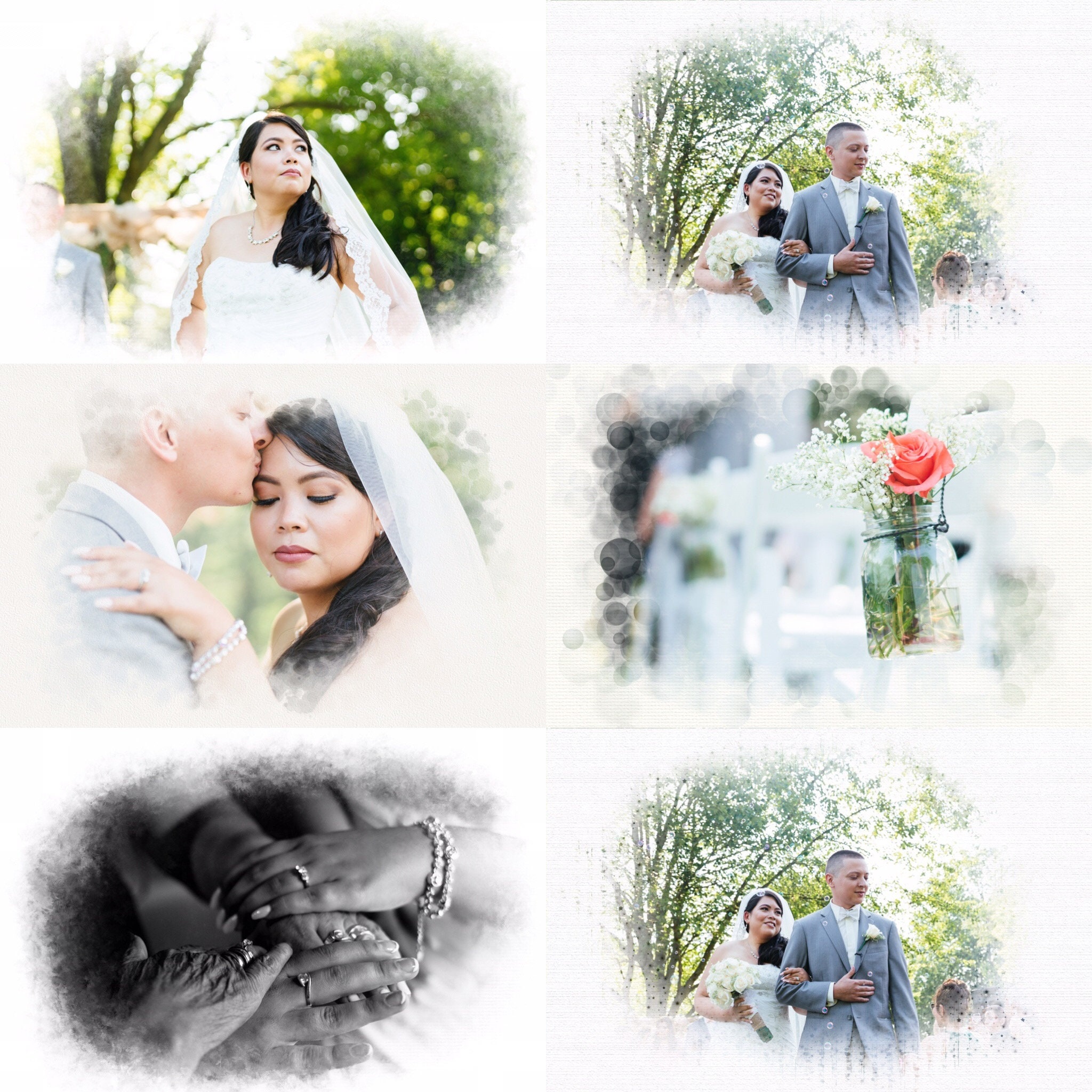 5 Digital Layer Photography Frames - Etsy