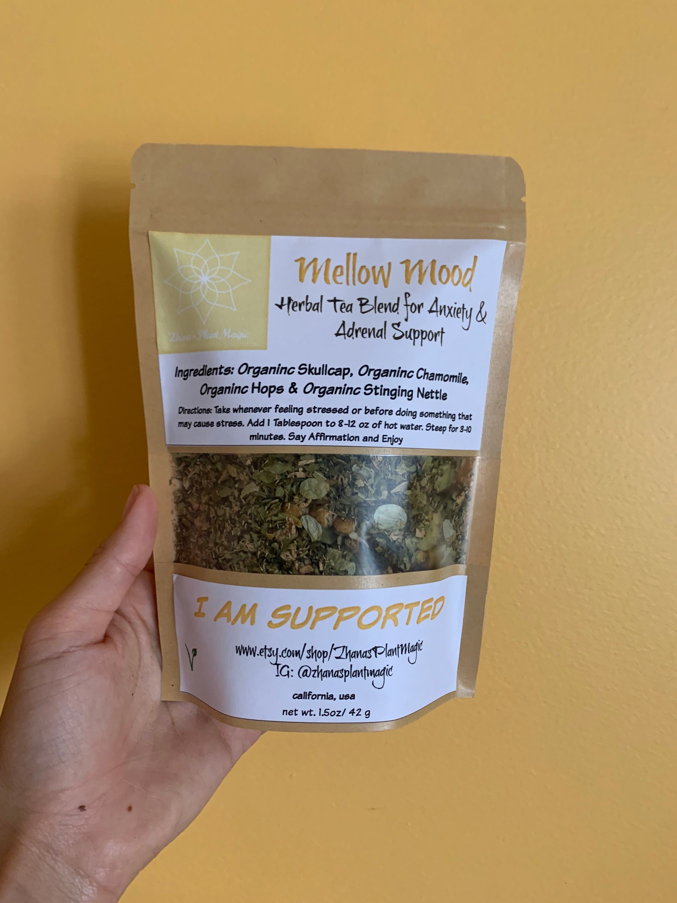 Mellow Mood Herbal Tea | Etsy