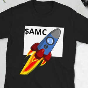 AMC Rocket Moon Shirt, Wallstreetbets, Elon Musk Stonks, Diamond Hands ...