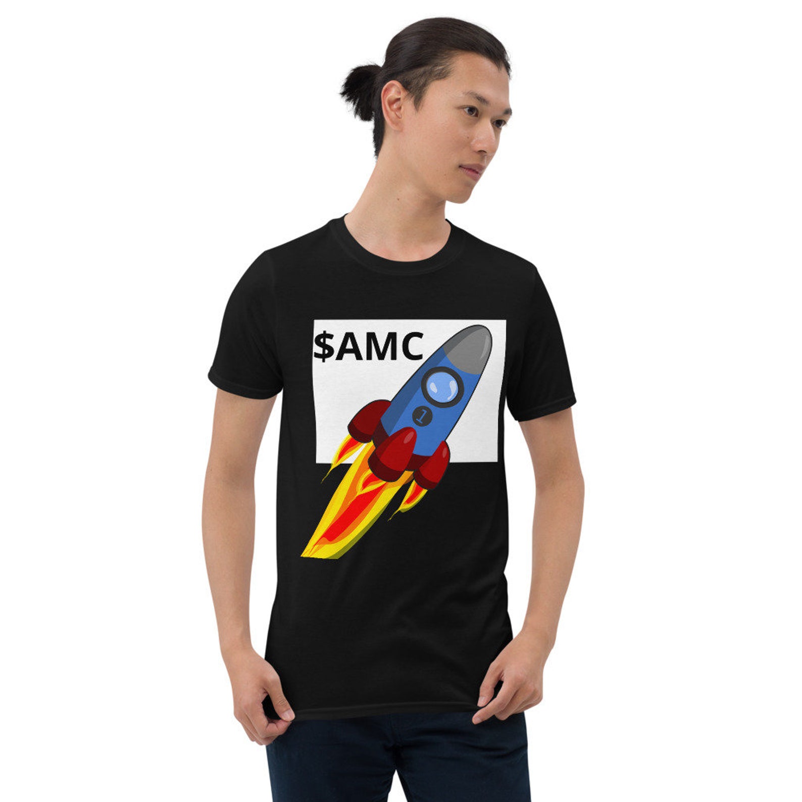 AMC Rocket Moon Shirt, Wallstreetbets, Elon Musk Stonks, Diamond Hands ...