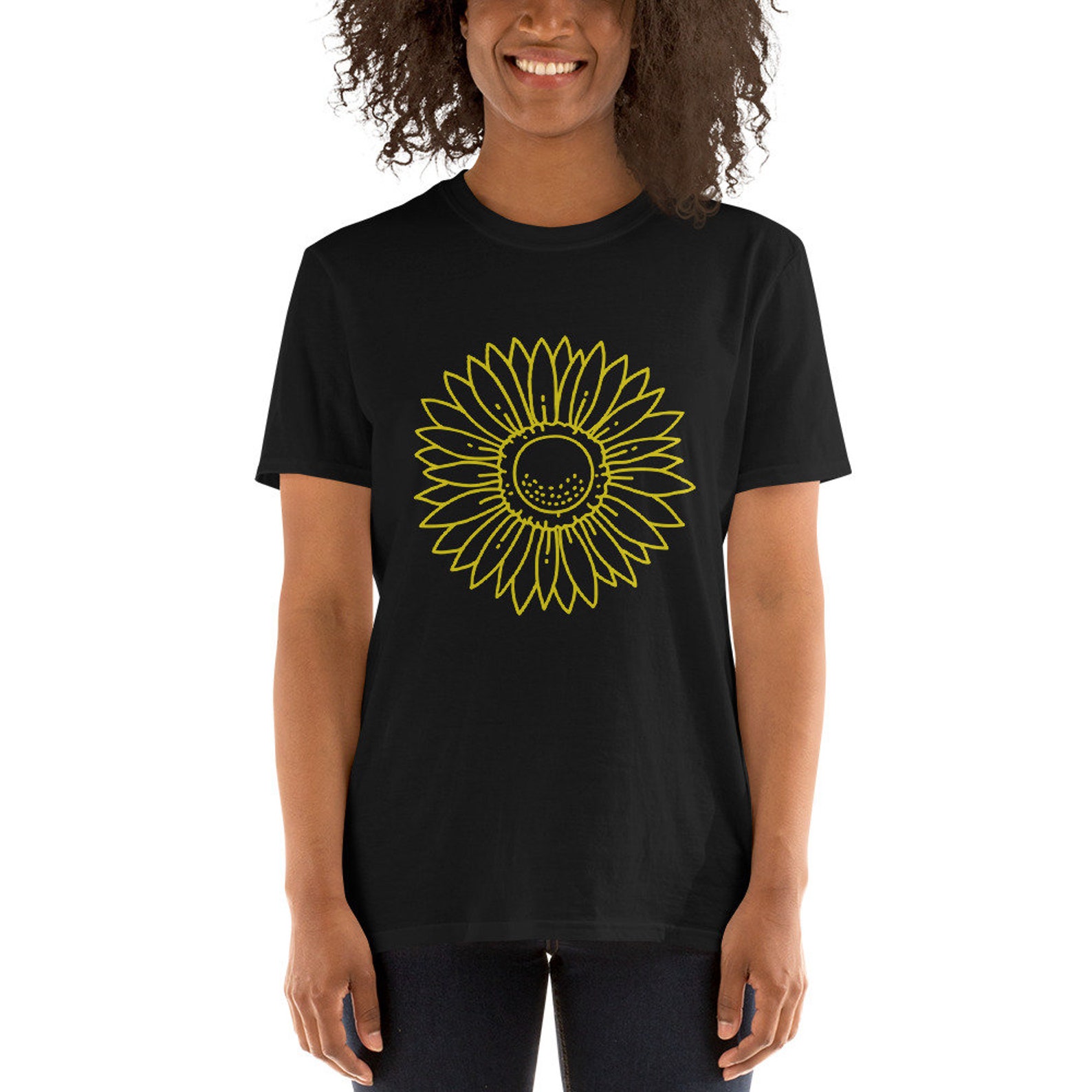 Sunflower Shirt, Tshirt for Women, Sunflower Graphic Tee, Women's ...
