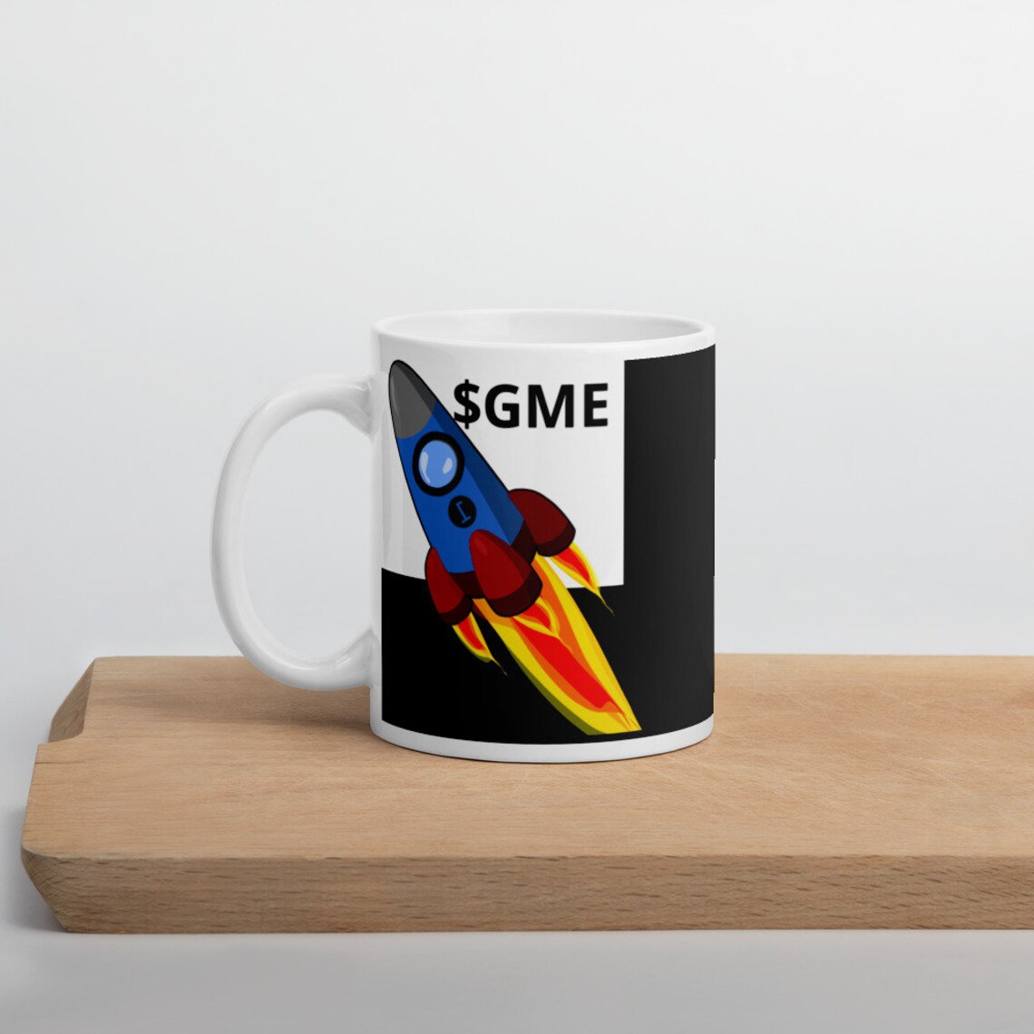 GME to the Moon COFFEE MUG | Gamestop Stock Mug | Wallstreetbets Mug ...
