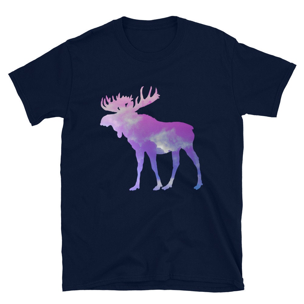 Moose Shirts for Women, Cute Moose T Shirt, Wildlife Shirts, Animal T ...