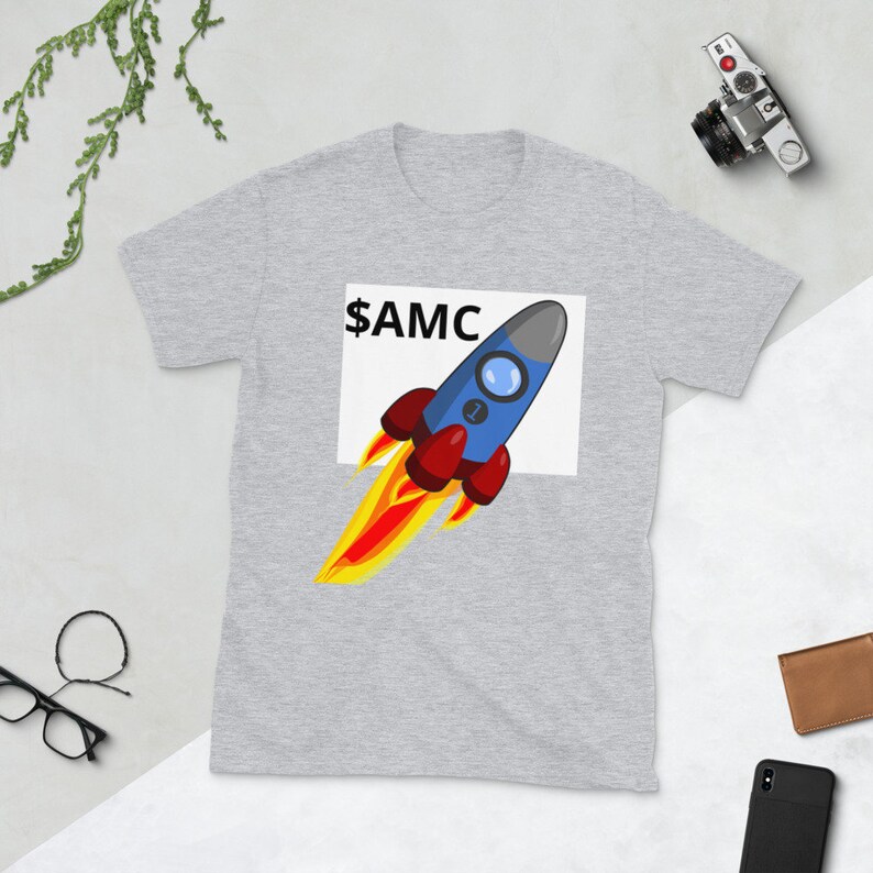 AMC Rocket Moon Shirt, Wallstreetbets, Elon Musk Stonks, Diamond Hands ...
