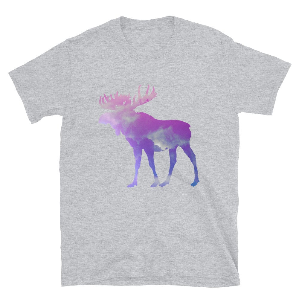 Moose Shirts for Women, Cute Moose T Shirt, Wildlife Shirts, Animal T ...