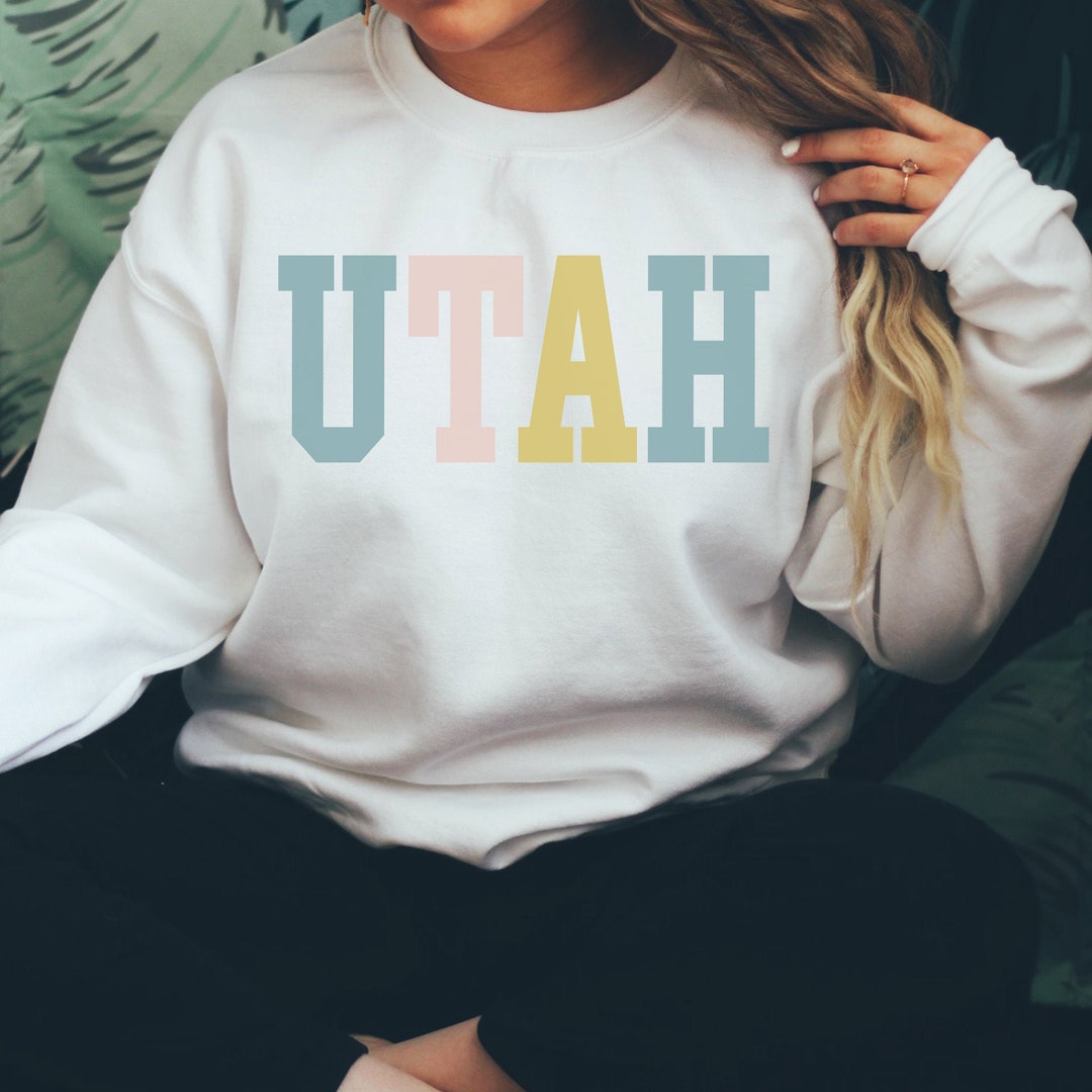 Utah Sweatshirt for Women, Utah Sweatshirt, Cute Sweatshirt, Crewneck ...