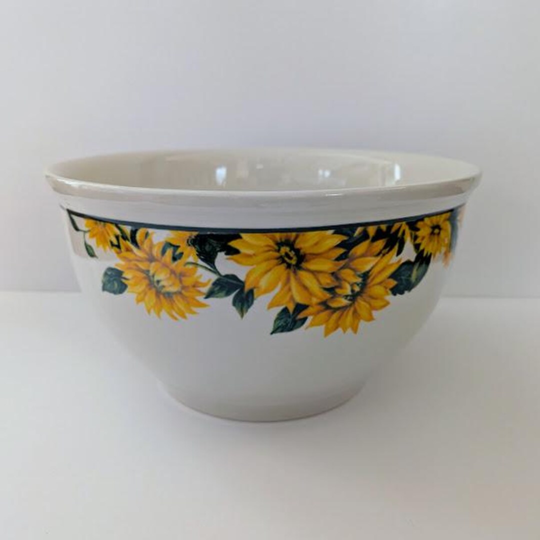 Thomson Pottery Sunflower Large Ceramic Mixing Bowl Replacement 10 ...