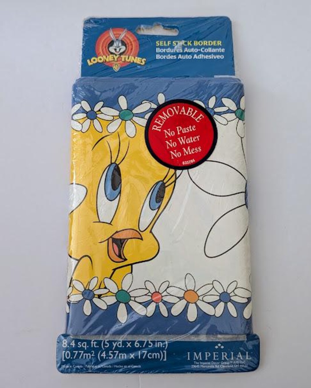 NEW Imperial Looney Tunes Tweety Bird Wallpaper Border 5 Yards X 6.75 ...