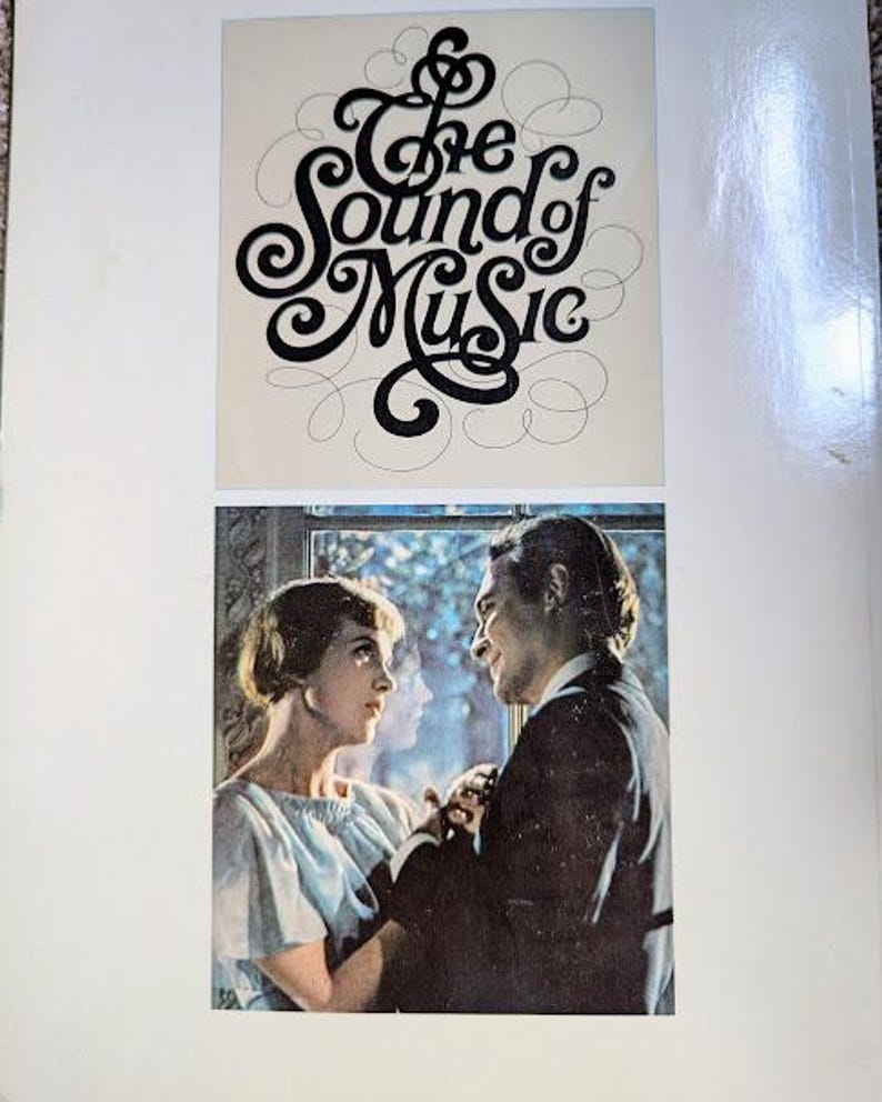The Sound of Music Vintage Souvenir Movie Book Paperback 1965 Twentieth ...