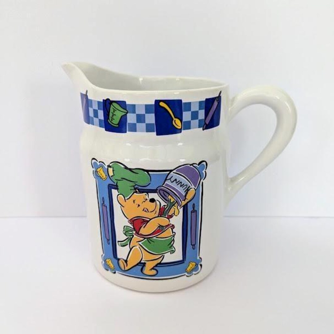 Vintage Disney Winnie the Pooh "pooh the Chef" Ceramic Pitcher by ...