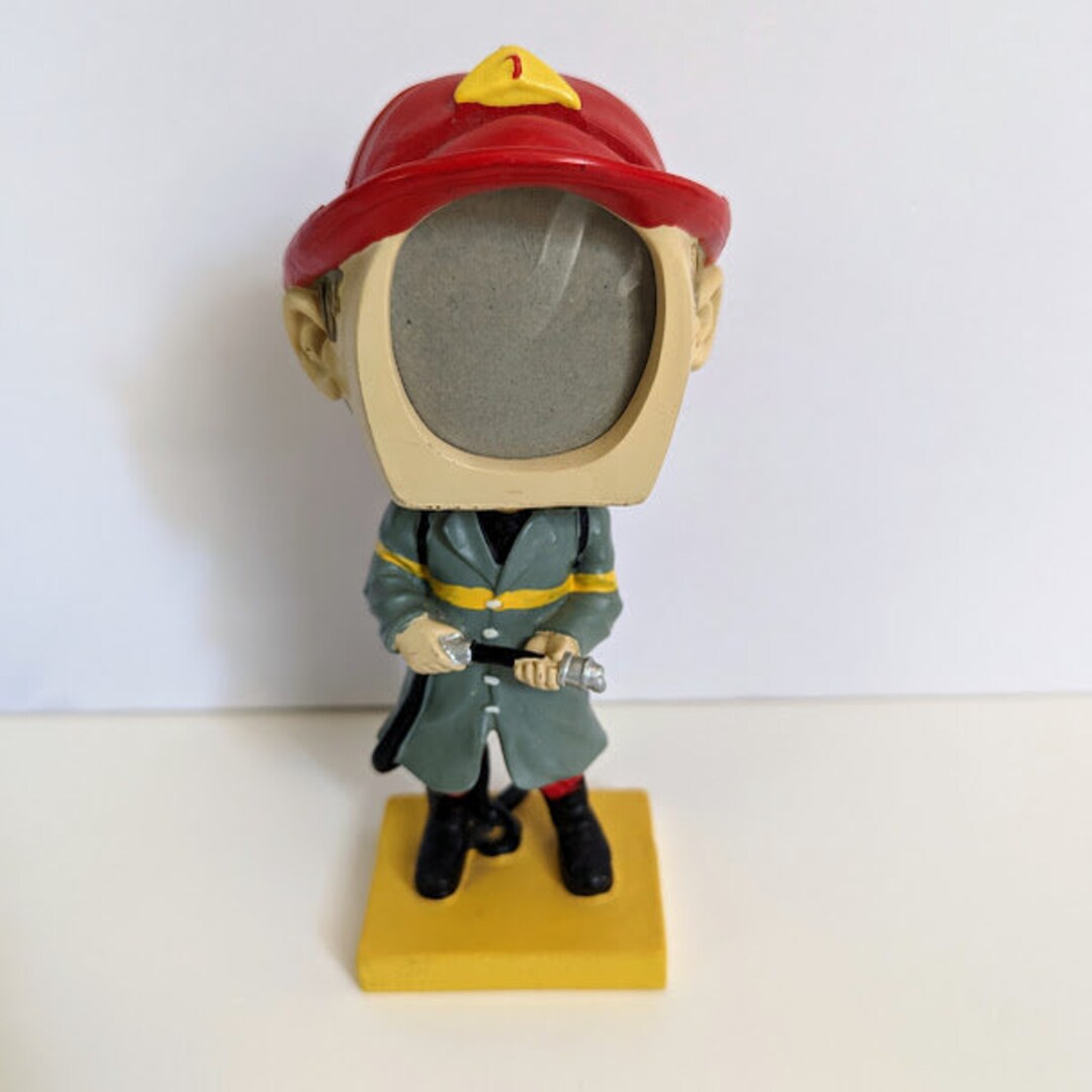 Firefighter Fireman Bobblehead Picture Photo Frame Gifts - Etsy