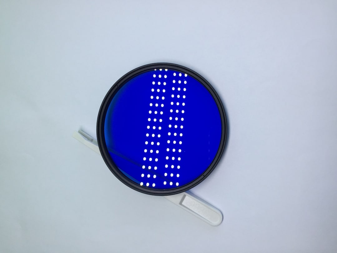 Various Sizes Blue Optical Glass Filter QB2 B-410 - Etsy