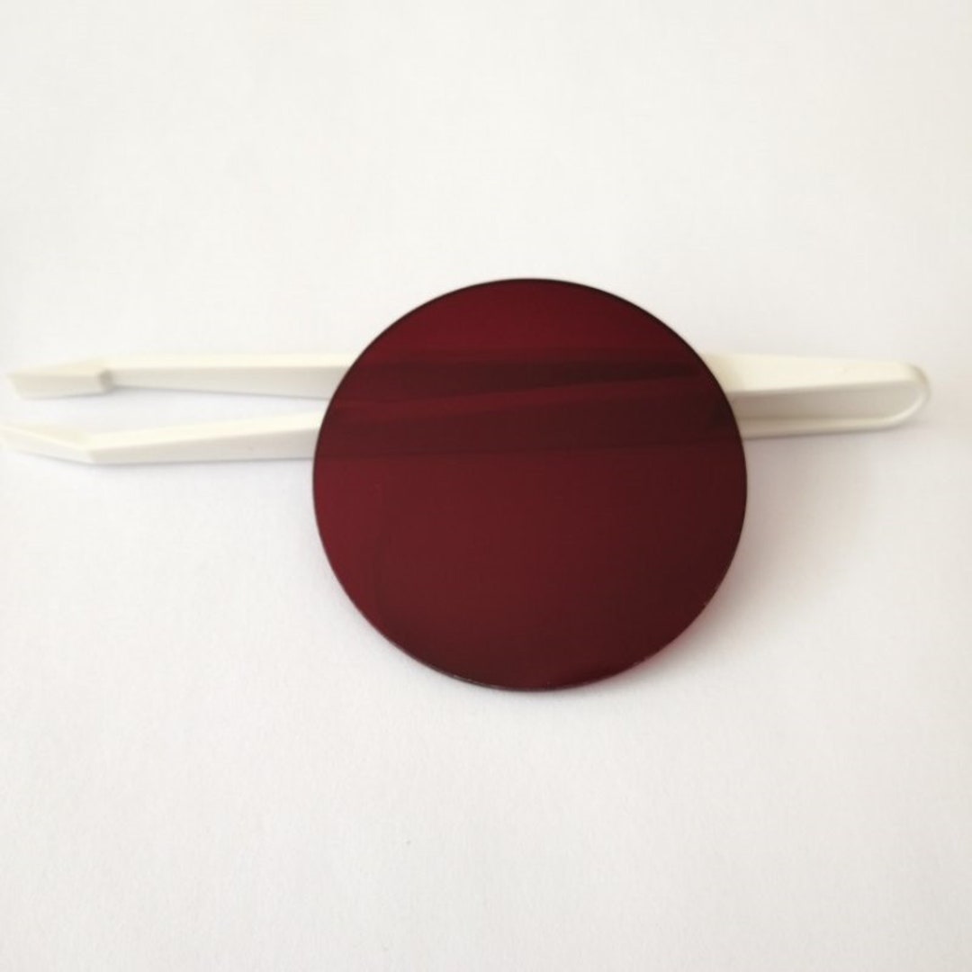 Multiple Size 650nm IR Longpass Filter Dark Red Optical Glass HB650 - Etsy