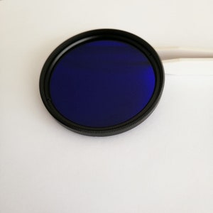 Multiple Size UV-IR Camera Filter Photography ZB2 BG3 Violet Blue ...