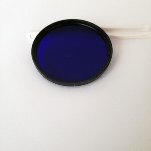 Multiple Size UV-IR Camera Filter Photography ZB2 BG3 Violet Blue ...
