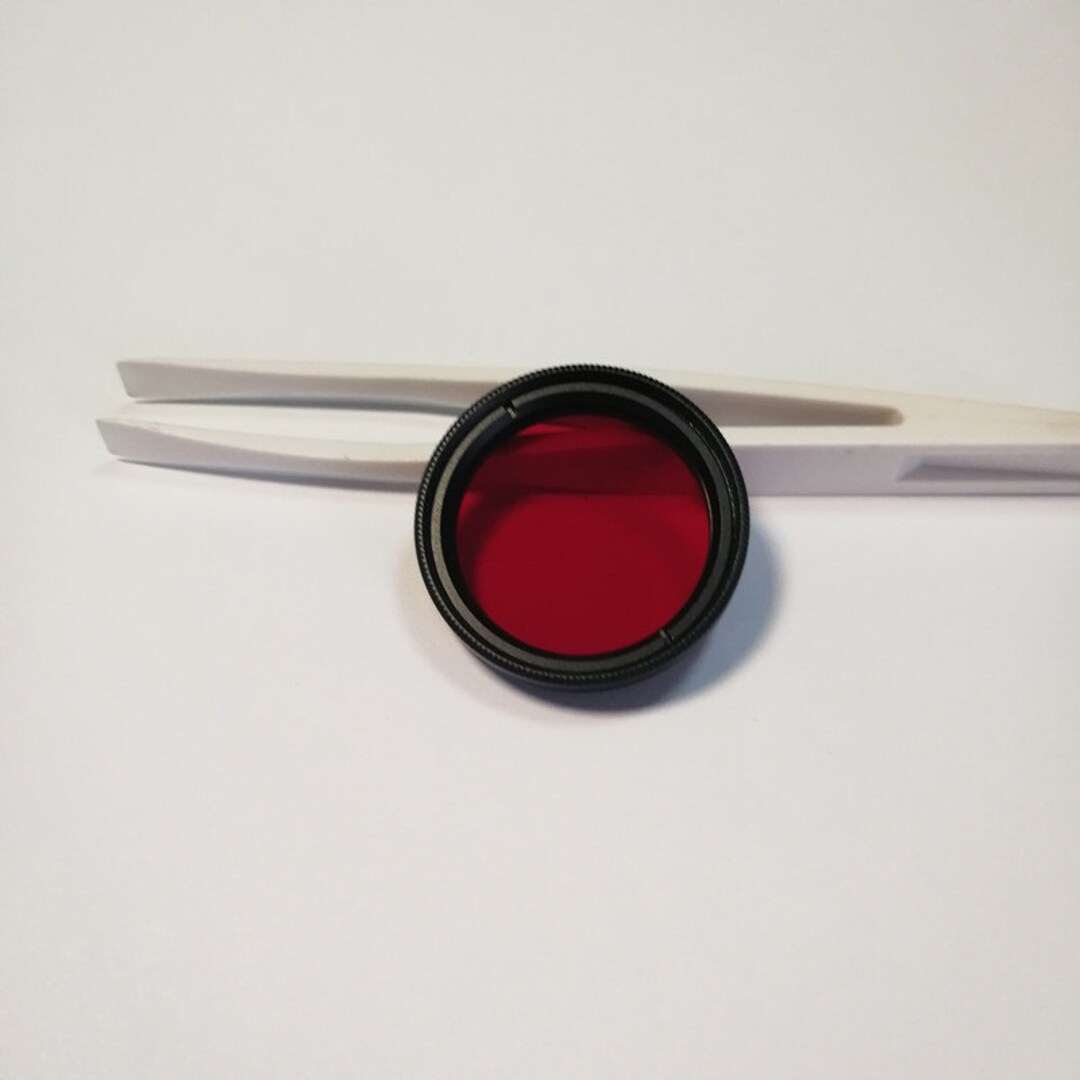 Multiple Size 650nm IR Infrared Long Pass Filter Dark Red Optical Glass ...