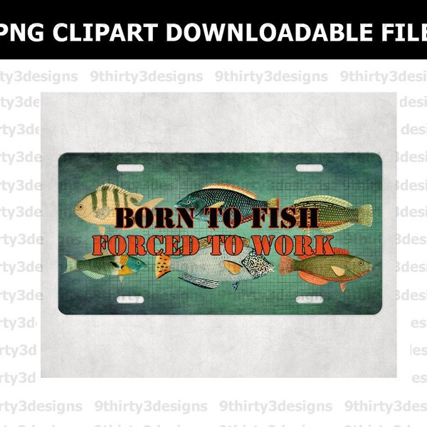 Born to Fish - Etsy