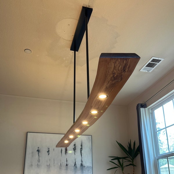 Live Edge Lighting - Etsy