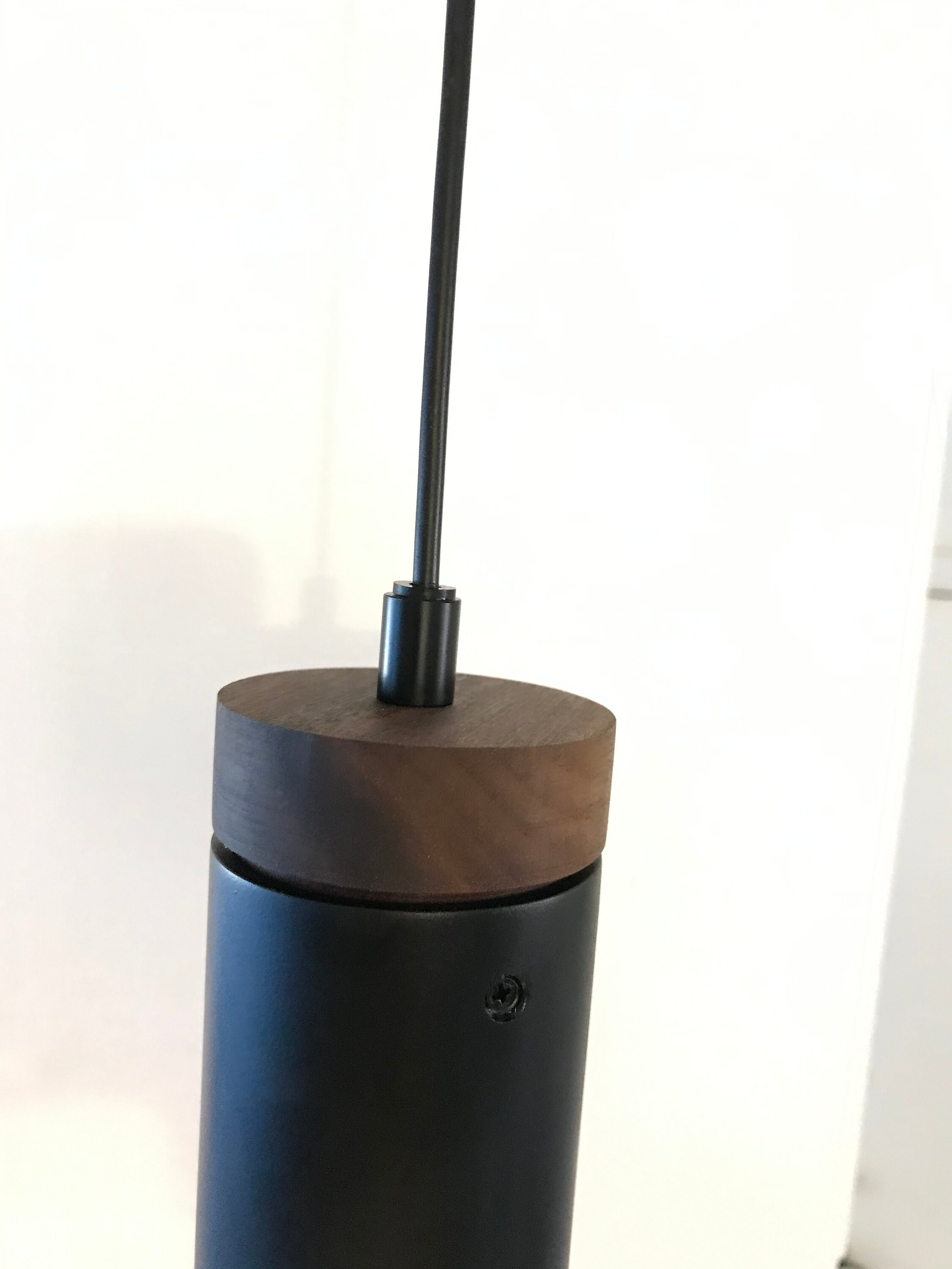 Modern Track Light Black With Walnut - Etsy