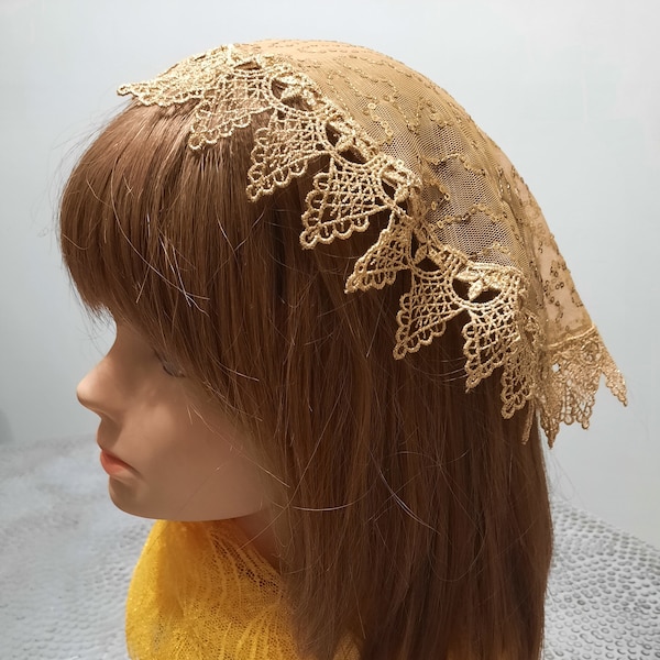 Lace Headcovering - Etsy