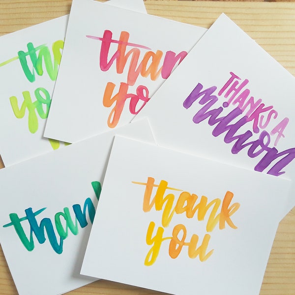 Hand Lettered Card - Etsy