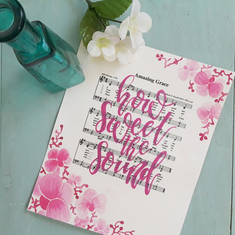 Calligraphy Lyrics - Etsy