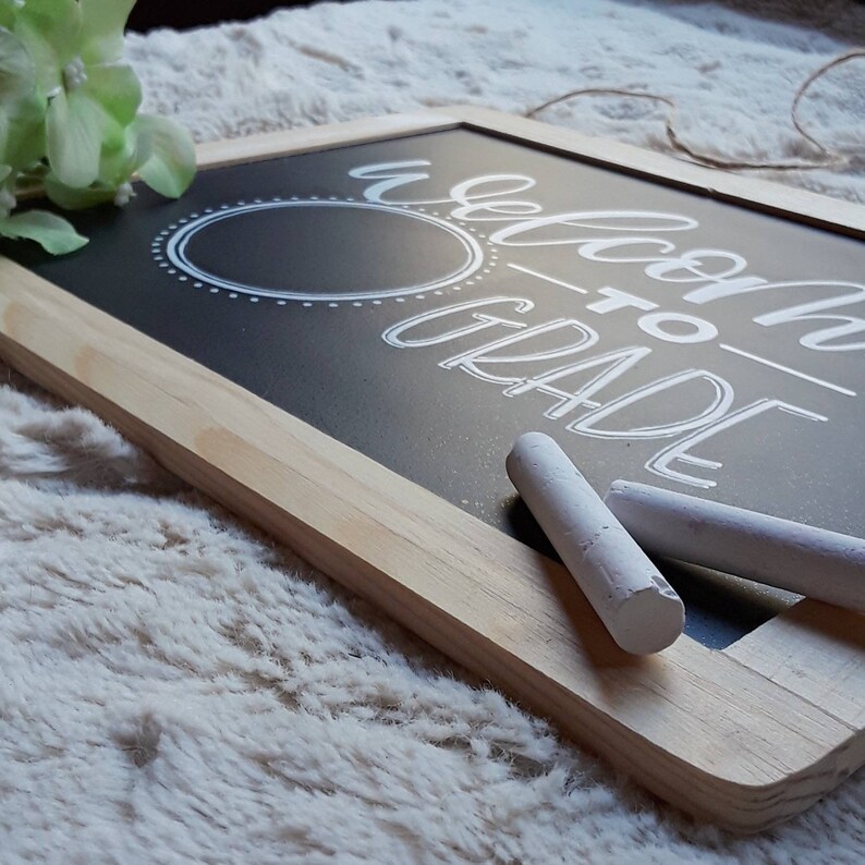 Teacher Sign | Classroom Welcome Sign | Custom Chalkboard | Teacher ...