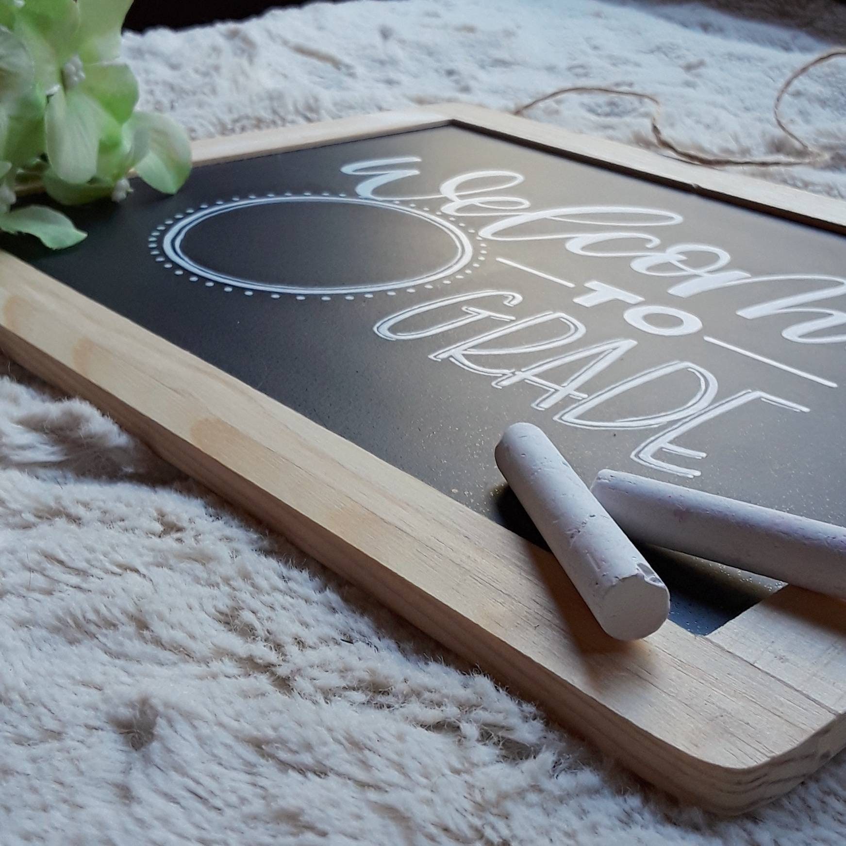 Teacher Sign | Classroom Welcome Sign | Custom Chalkboard | Teacher ...