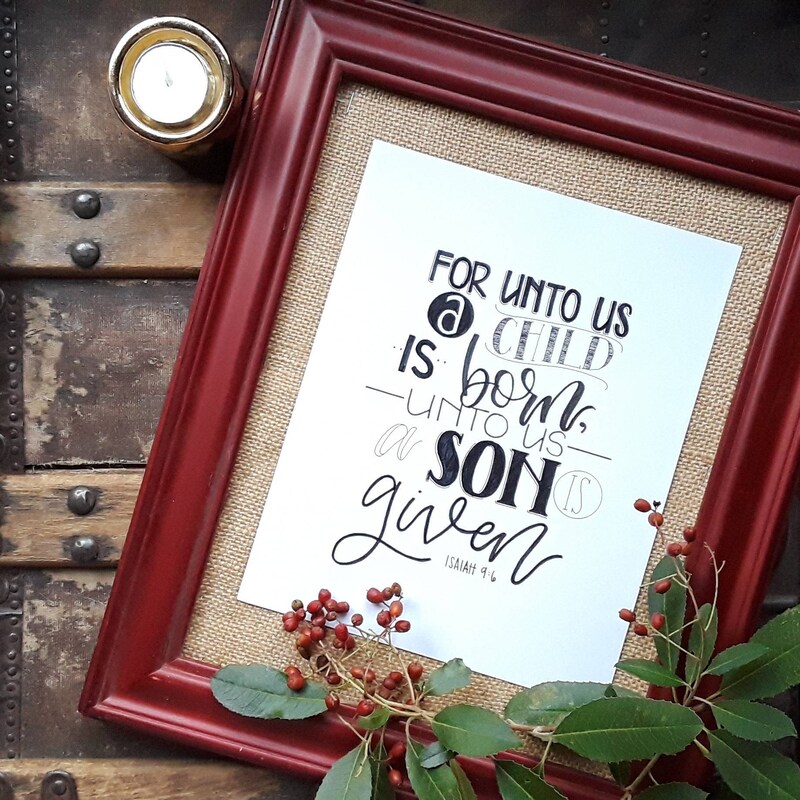 Hand Lettered Bible - Etsy